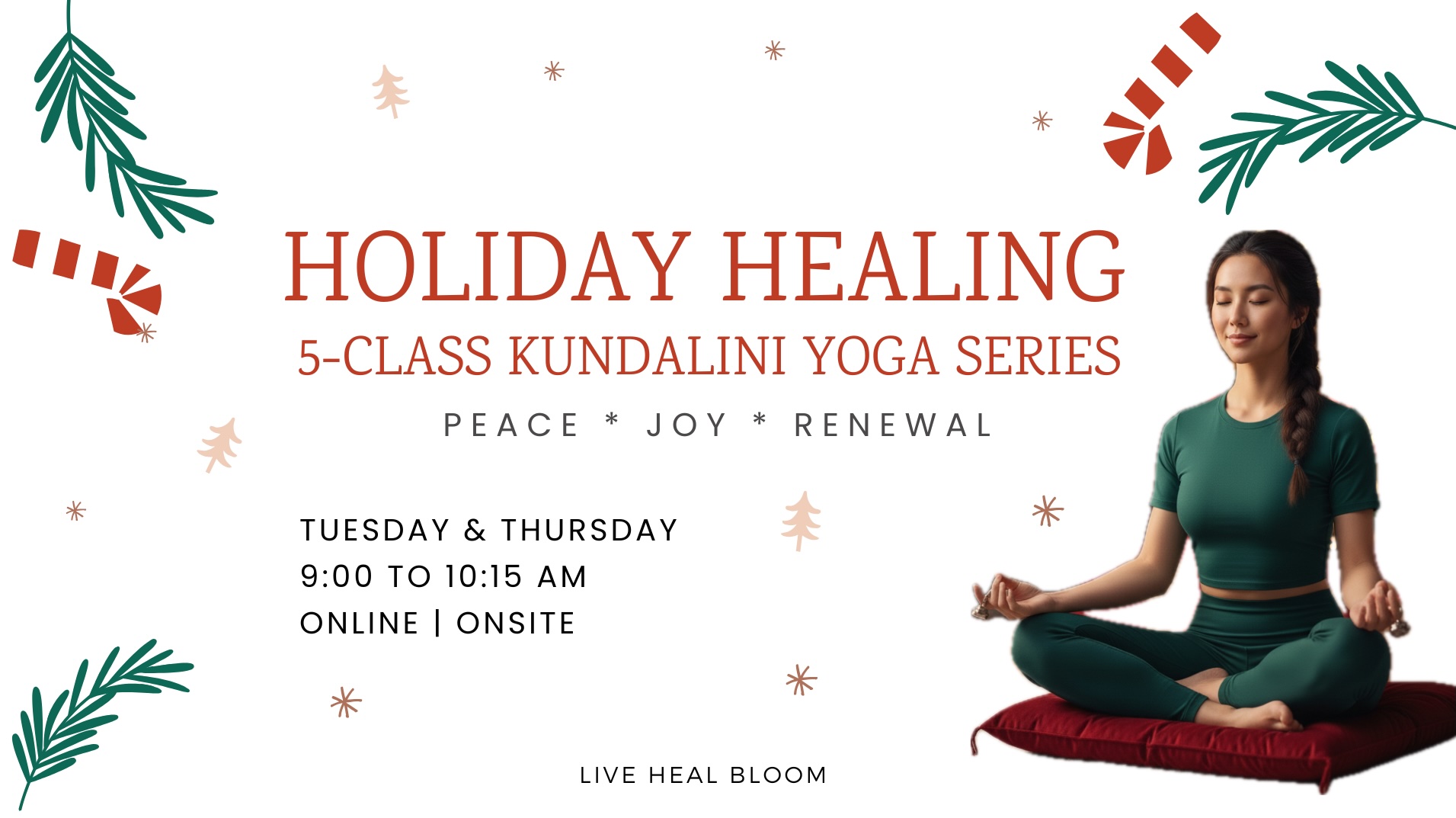 Holiday Stress Relief: 5-Class Kundalini Yoga Series (December 2025)